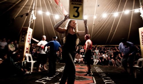 Fred Brophy's outback boxing tent - Australian Geographic
