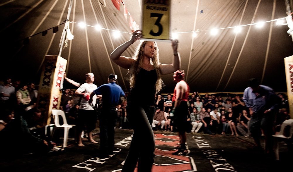Fred Brophy's outback boxing tent - Australian Geographic