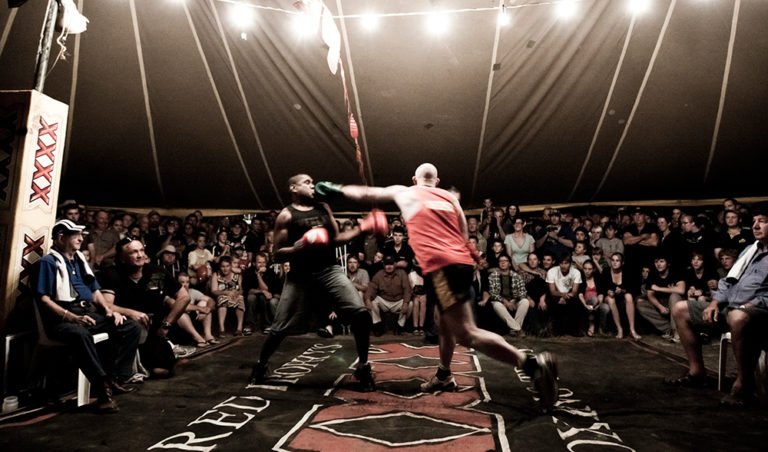Fred Brophy's outback boxing tent - Australian Geographic