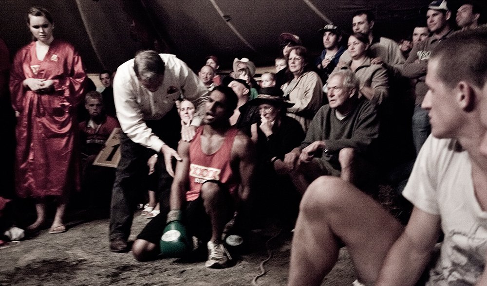 Fred Brophy's outback boxing tent - Australian Geographic