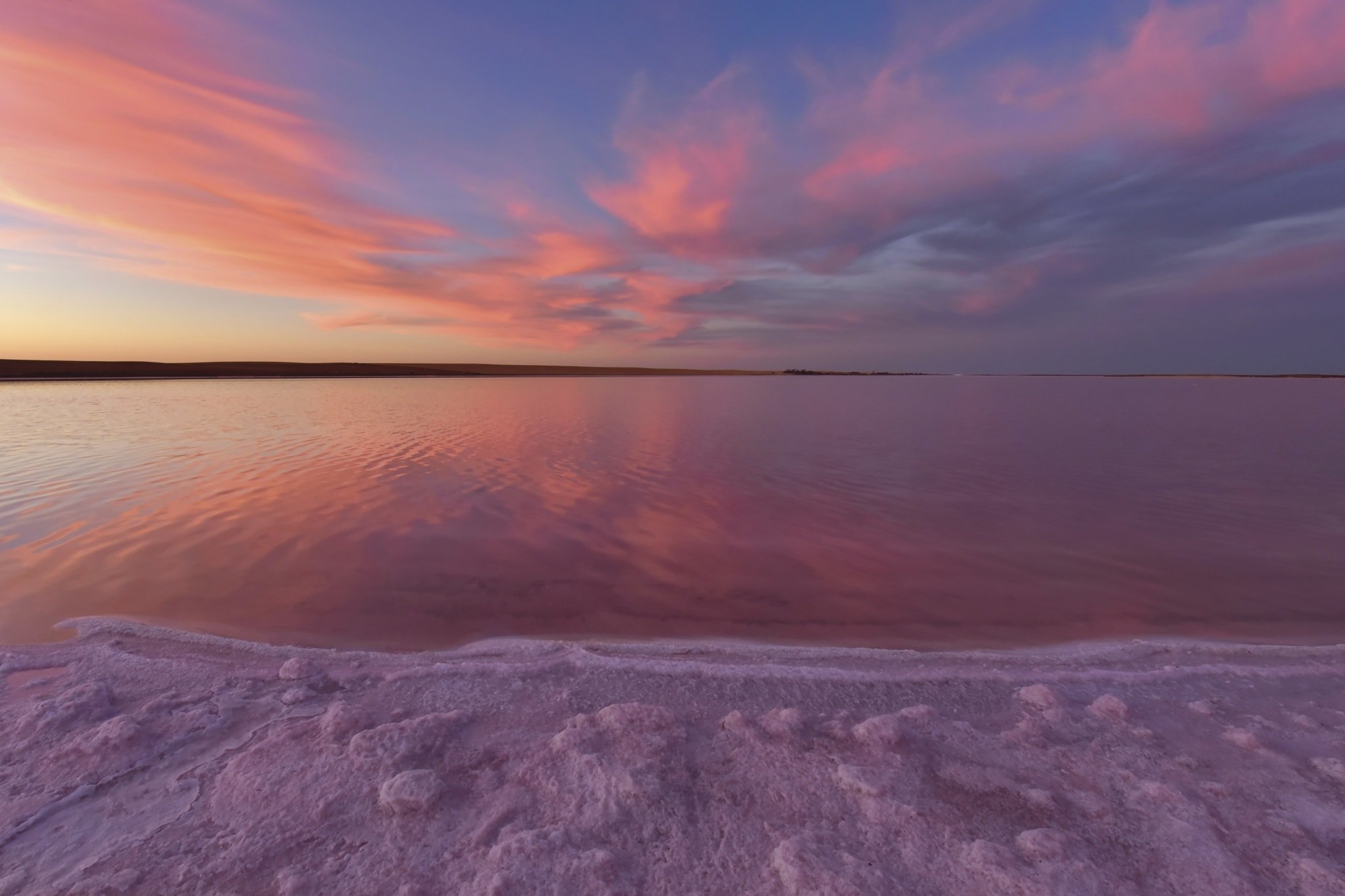 In pictures: Victoria's pink lakes