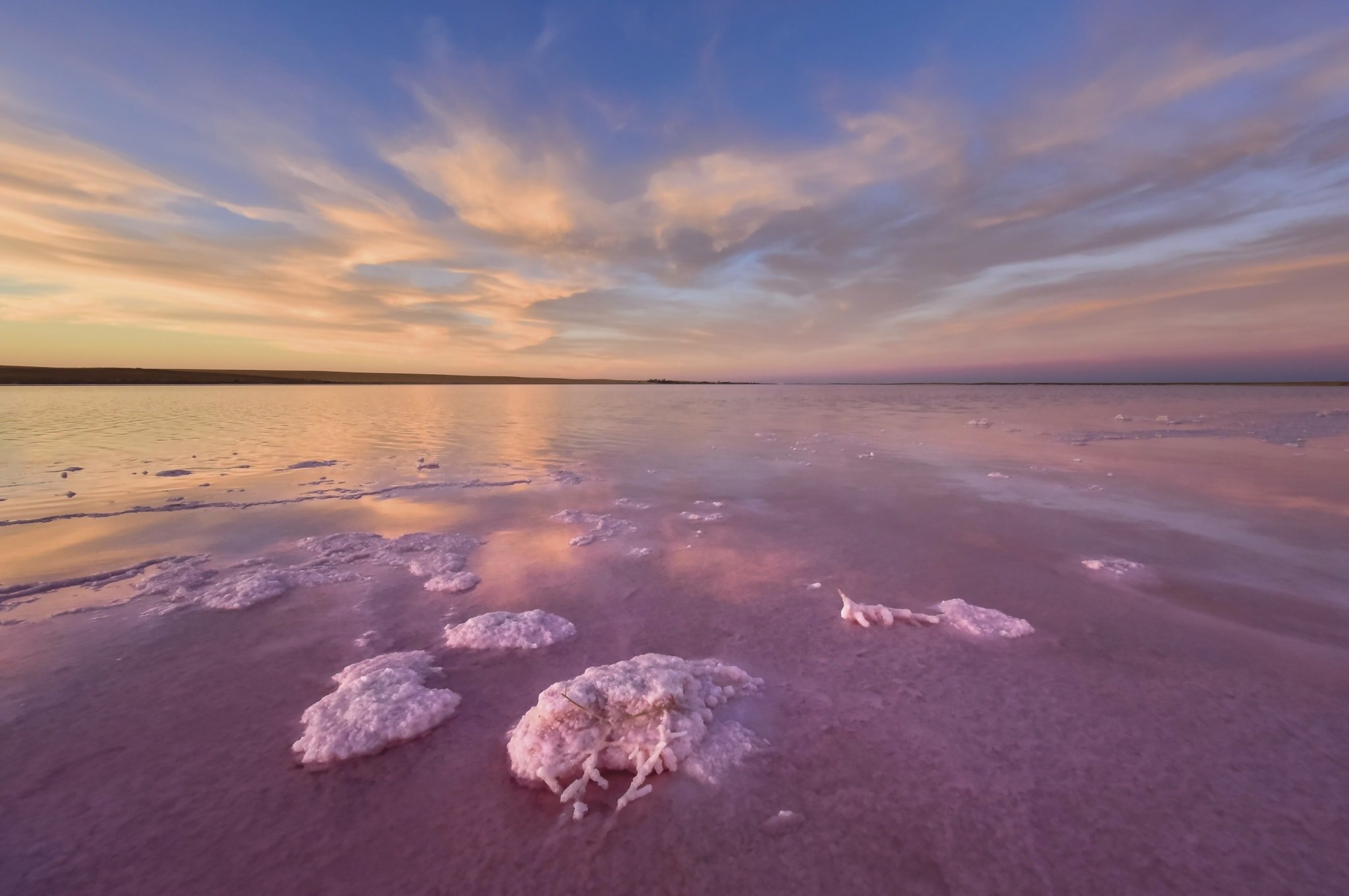 In pictures: Victoria's pink lakes