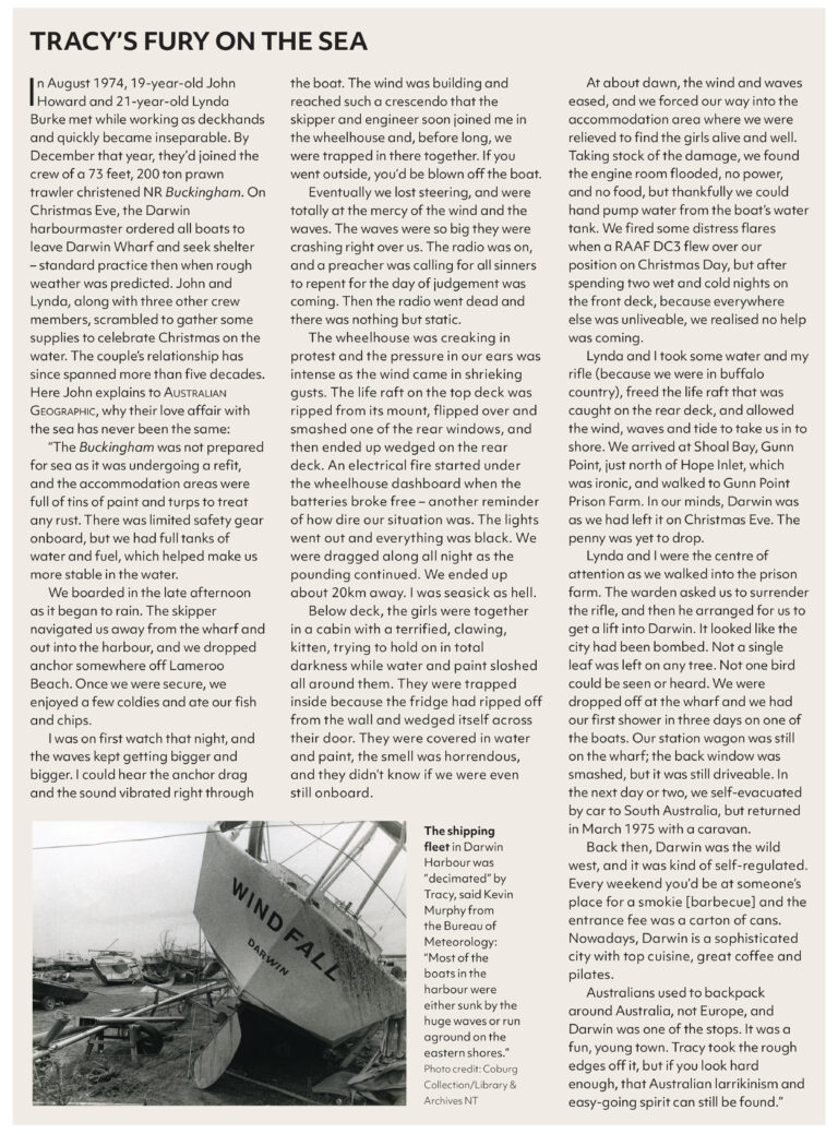 Cyclone Tracy 50 years - Australian Geographic