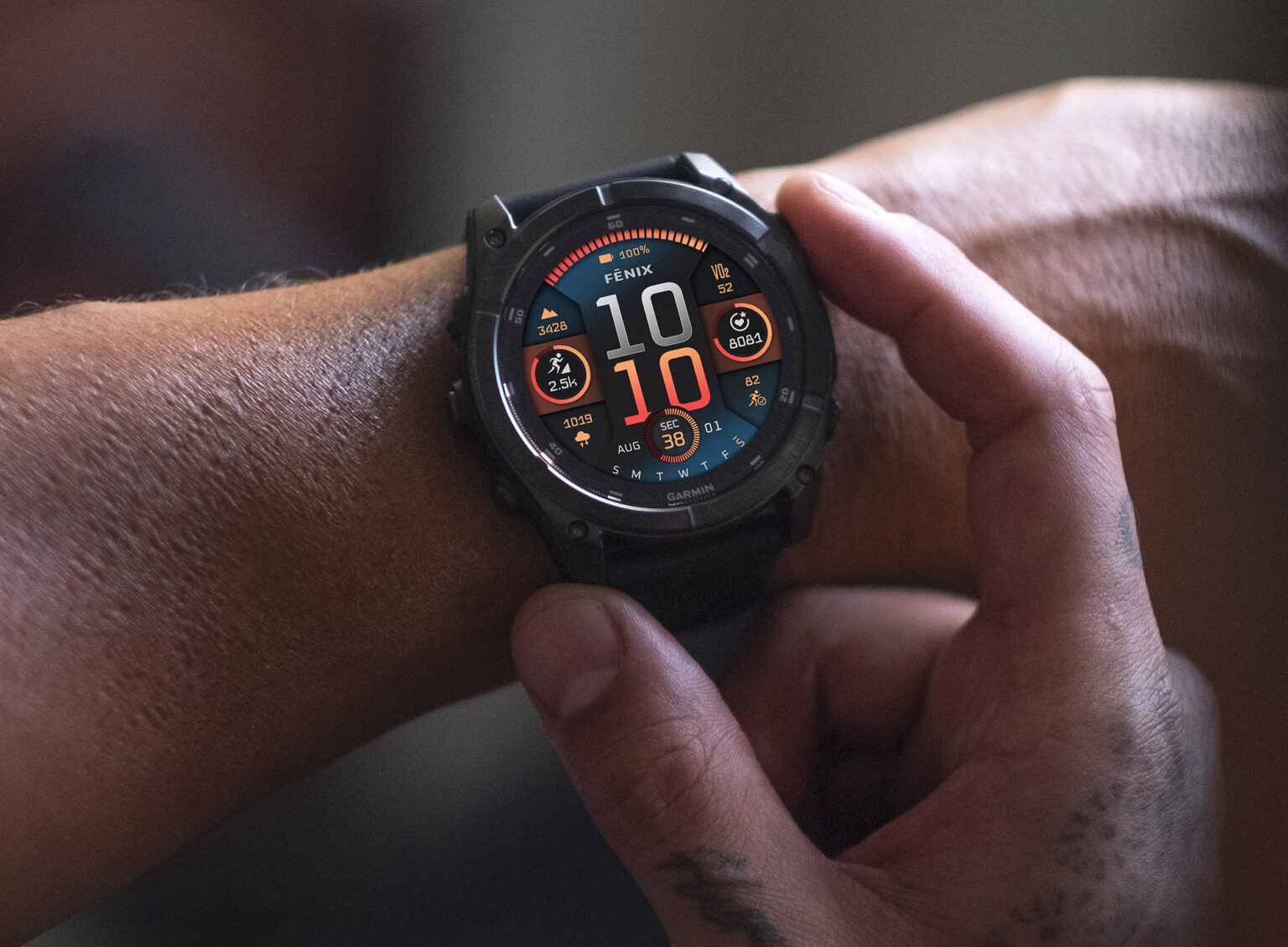 The Garmin fēnix® 8 AMOLED jams a whole lot of fitness and health data ...